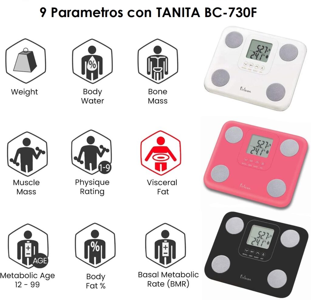 Analizador de Composición Corporal BC-730F TANITA - Medi-ción