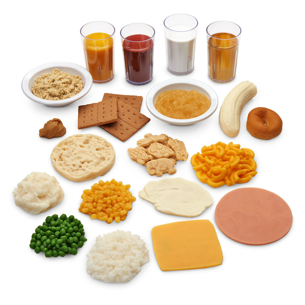 Kit réplicas de alimentos de nutrición para niños de 1 a 3 años Nasco ...